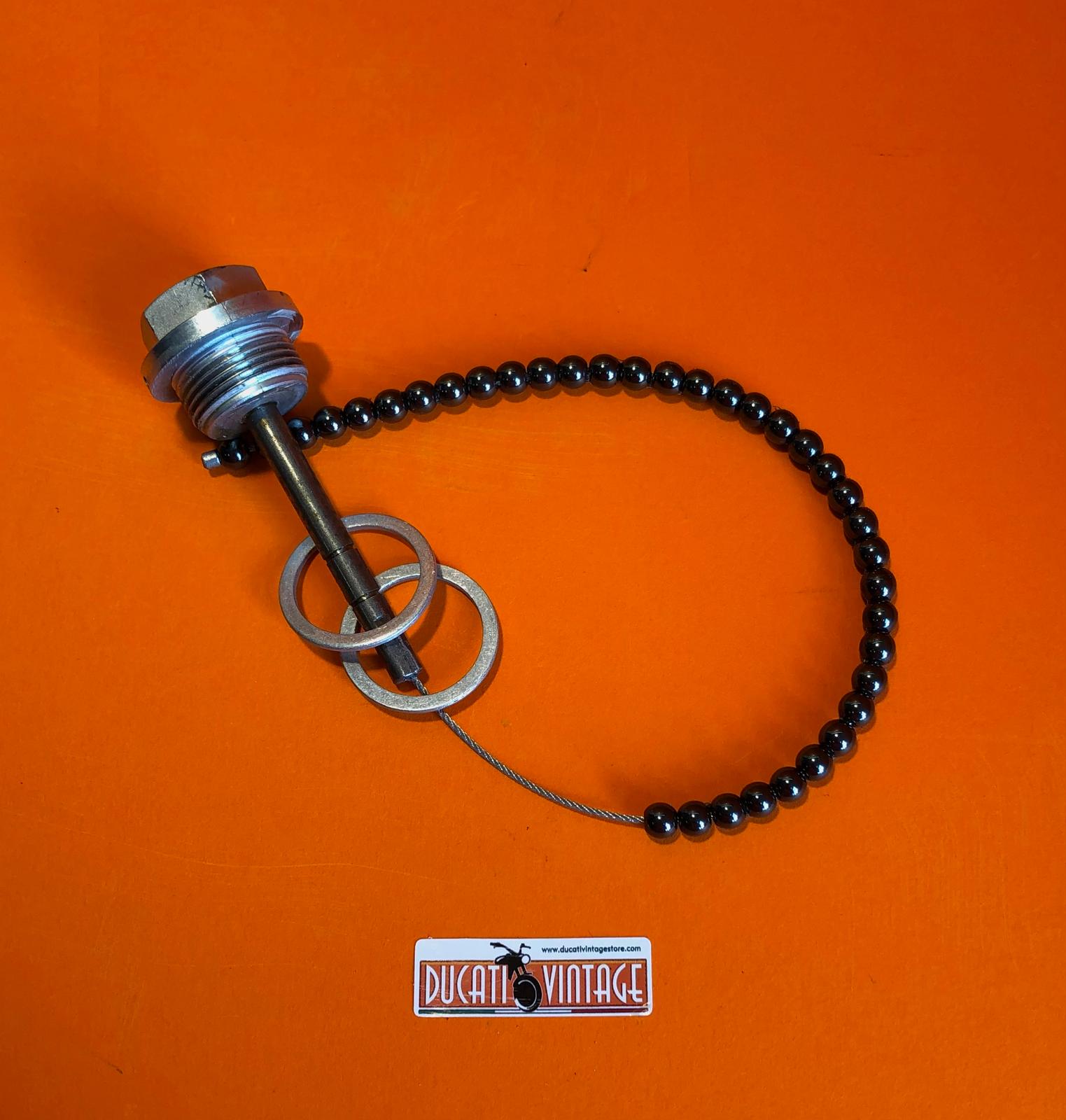 Agip F1 oil level plug with magnetic extension for debris collection ...