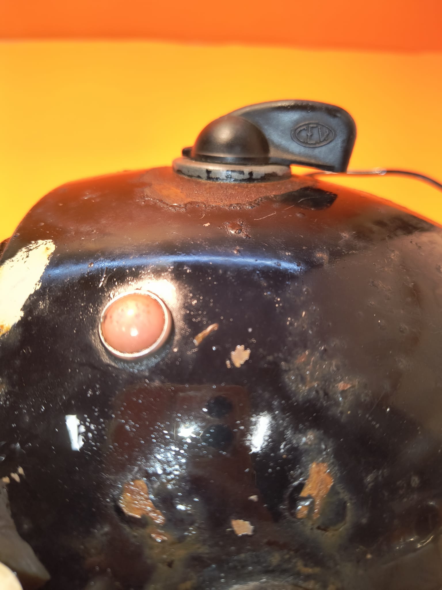 Original CEV headlight (shell), used good condition, no dents ...