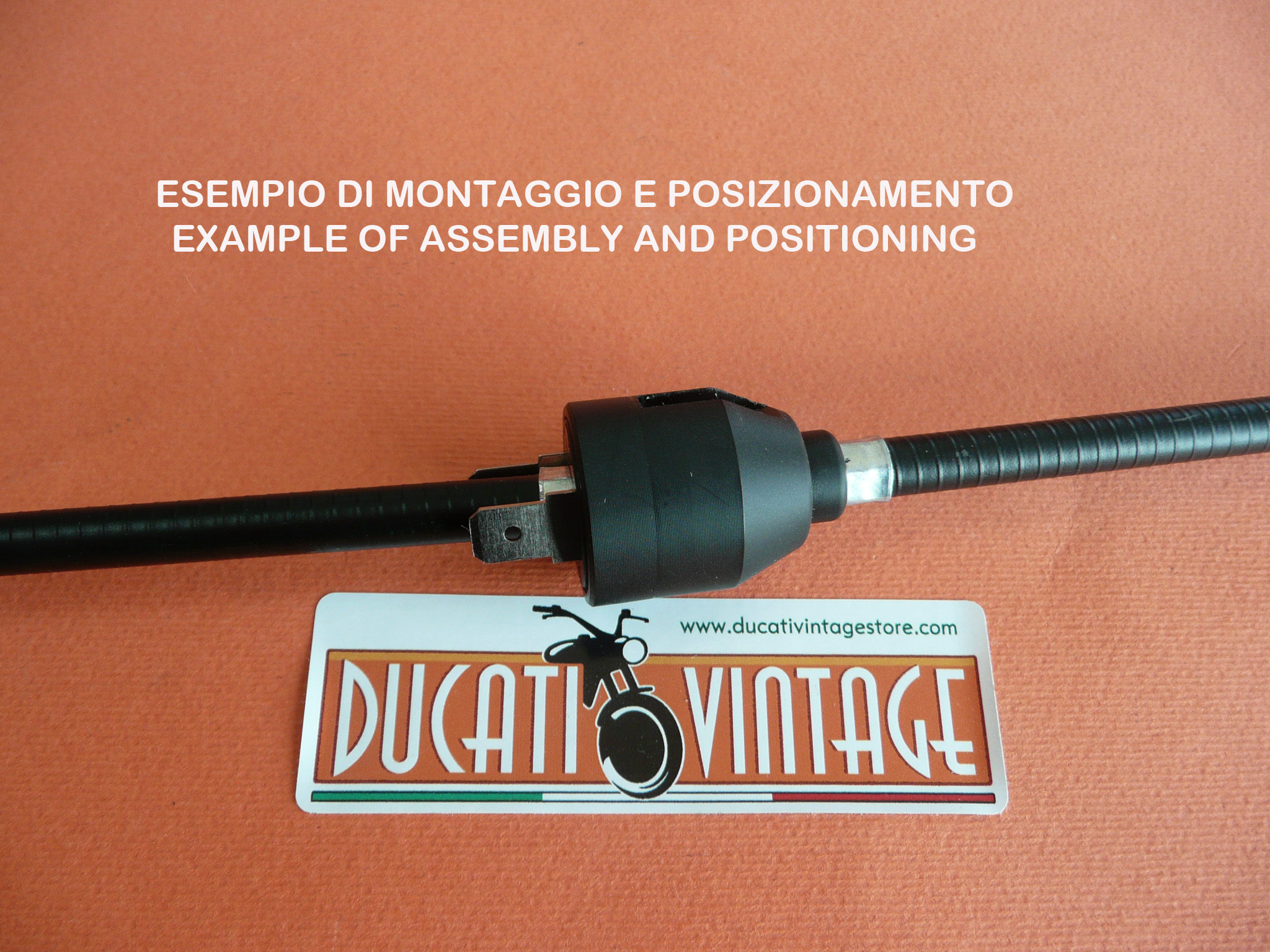 Stop switch on front brake cable, original replica Ducati Scrambler ...