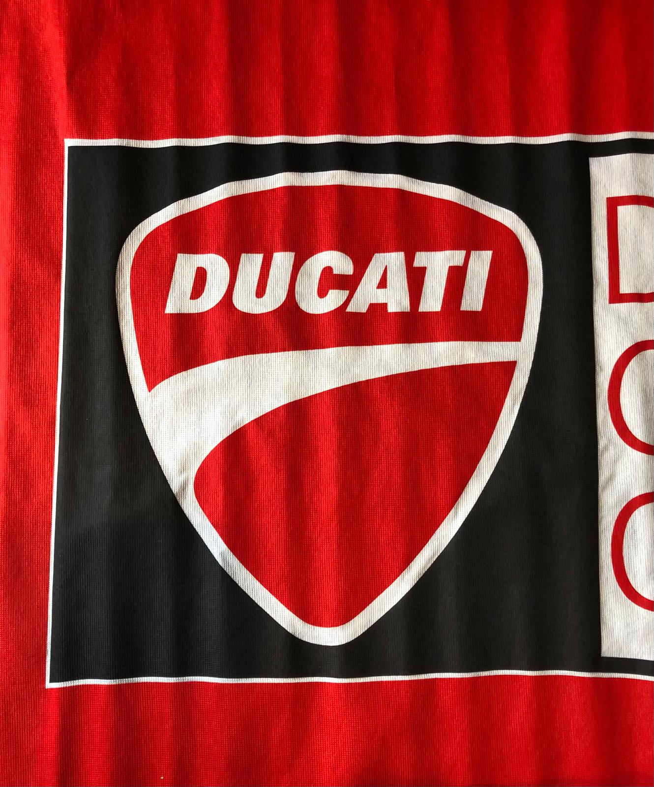Original Ducati Owners Club fabric banner, new, from WDW 2002 measures ...