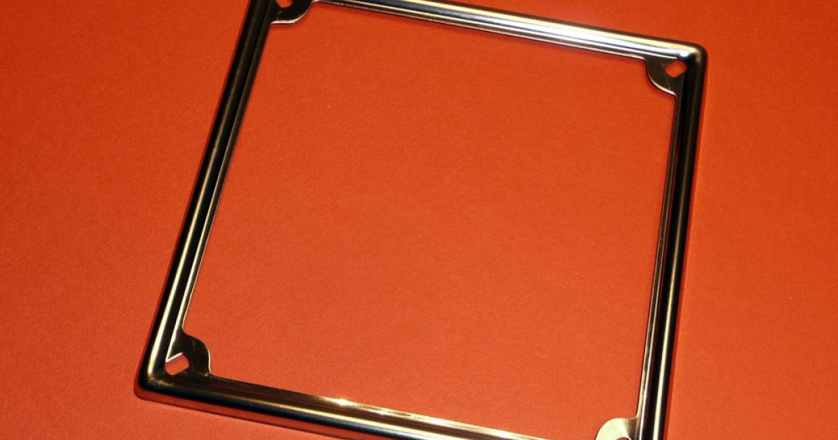 License plate stainless-steel frame for Ducati Scrambler, Ducati RT ...