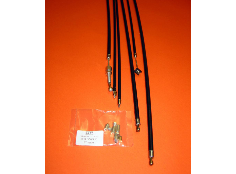 Kit cables:front brake,starter,throttle,clutch,decompressor lifter for ...