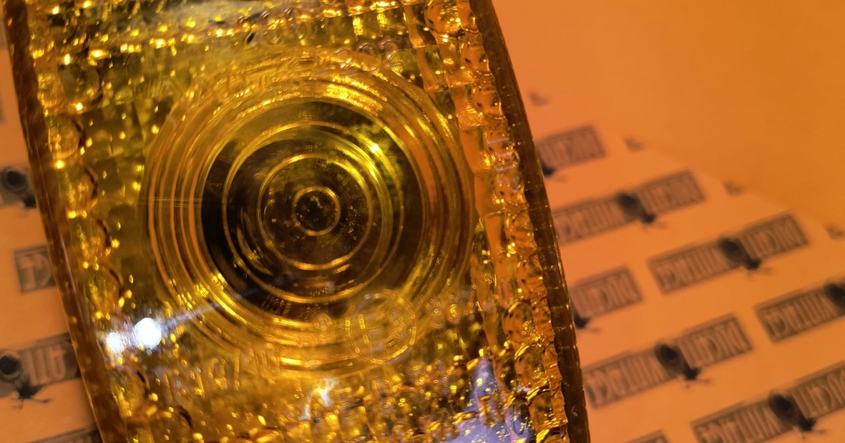 Pair of CEV rectangular direction indicators for used 70s motorcycles