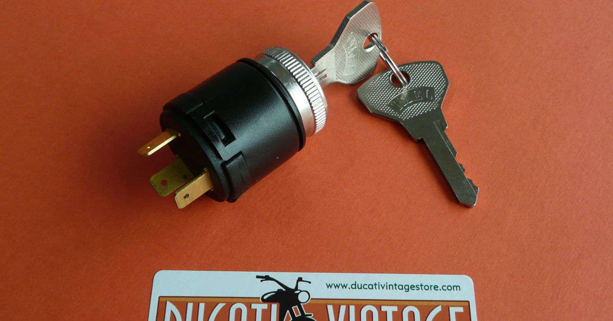 3 Pole Ignition Switch Ducati Scrambler, RT, MK3, Desmo, Ducati 750 900