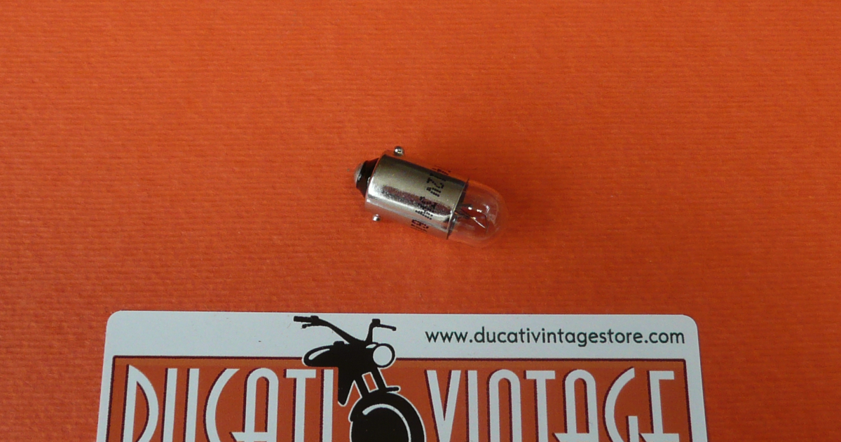 Cev speedometer and rev counter bulb BA9S 12V 3W for Ducati wide case