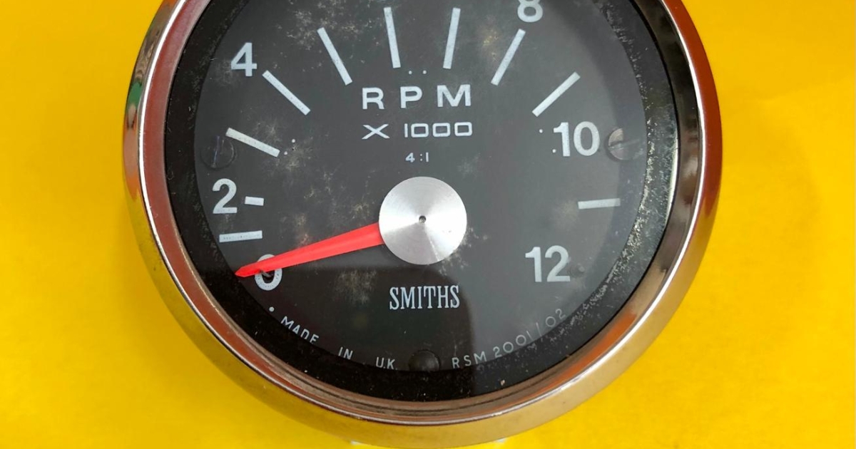 Original Smith Tachometer Instrument (1200rpm) NEW for Ducati Motorcycles