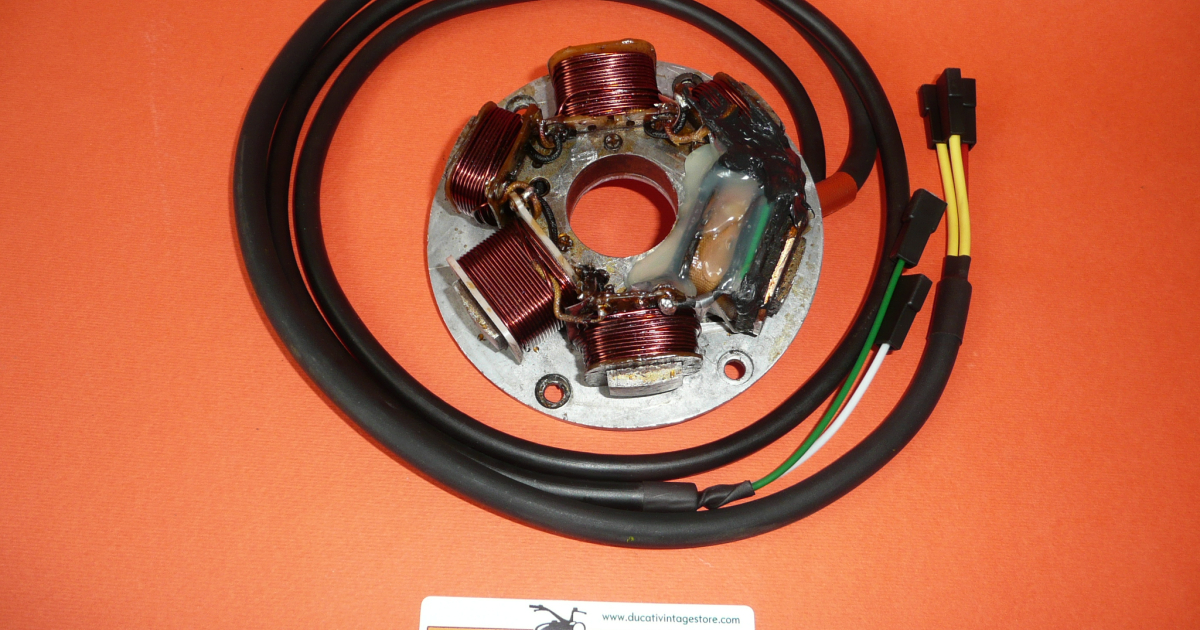 Complete rewinding alternator 6V electronic ignition Ducati Scrambler ...